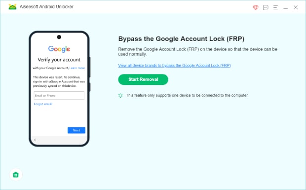 Aiseesoft Android Unlocker – Remove Any Android Screen Lock & Bypass FRP