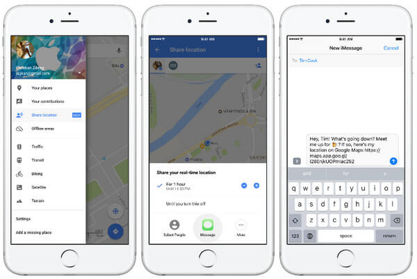 Come condividere la mia posizione su iPhone