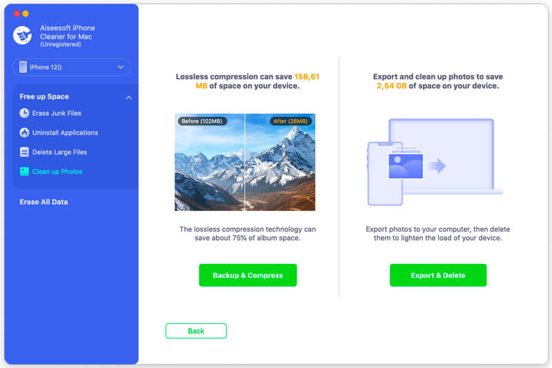您已经成功安装了Aiseesoft iPhone Cleaner